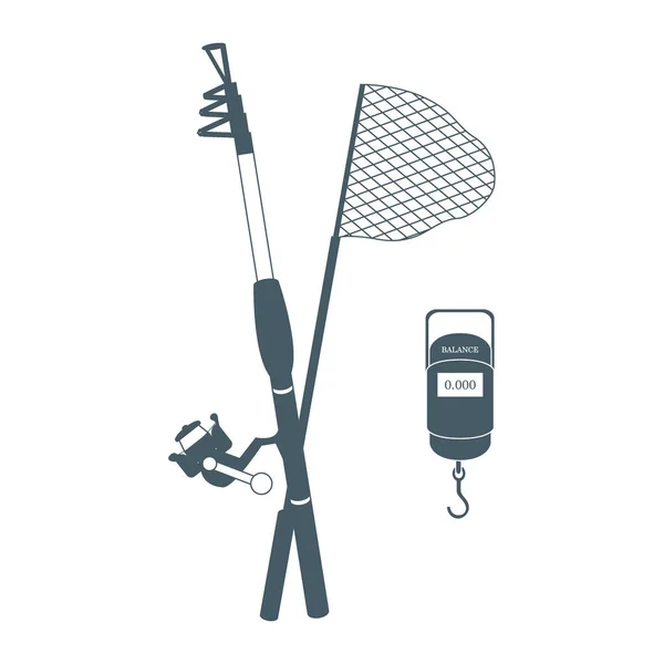Stylized icon set of different tools for fishing Stock Vector Image by ...
