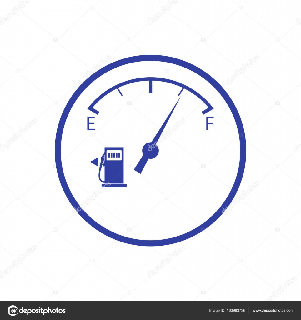 Stylized icon of the automobile fuel sensor Stock Vector Image by ...