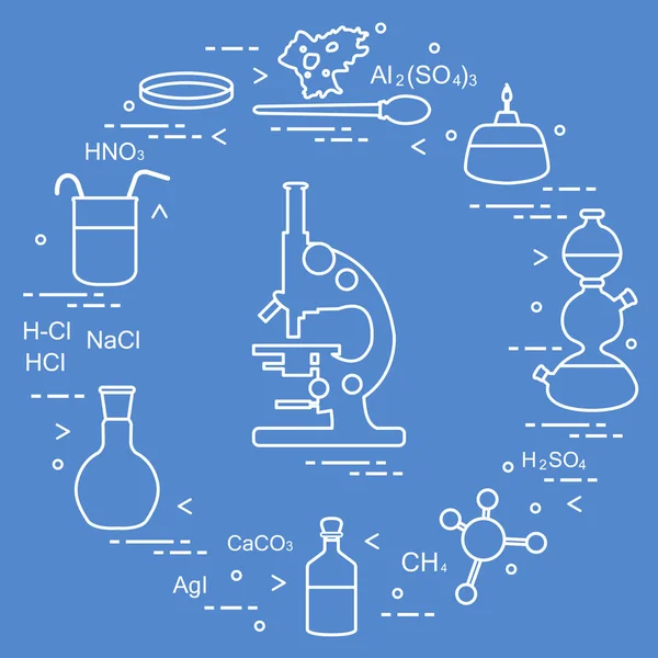 Science schematic plan Vector Images | Depositphotos