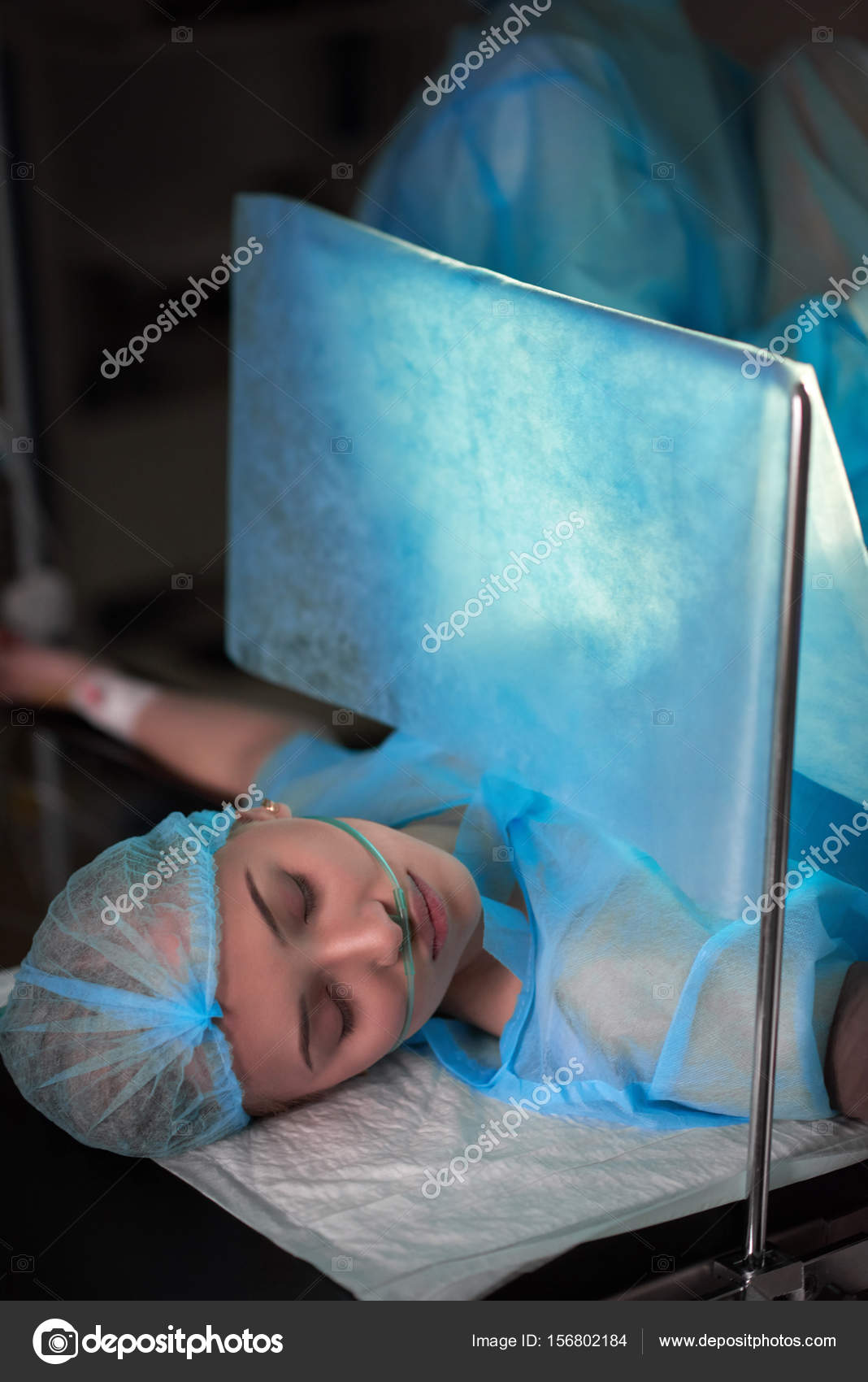 Female patient undergoing surgery — Stock Photo © serhii.bobyk.gmail ...