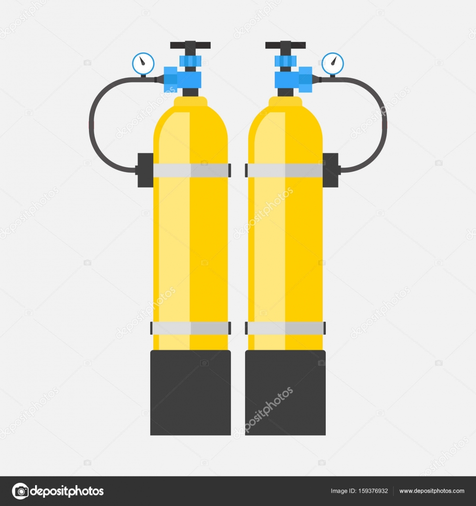 Oxygen Tank Clipart Oxygen Gas Cylinder Pressure Tank Medical Vector