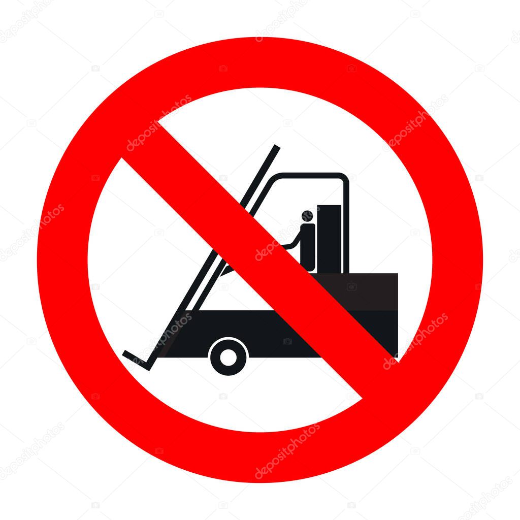 se al de prohibici n de carga, sin carretilla elevadora, no cargue con un apilador, la atenci n ...