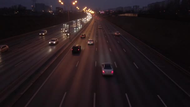 Night Traffic Cars Expressway — Stock Video © georgykrivtsov.yandex.com ...