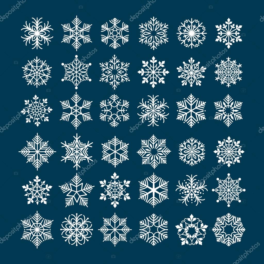 Snowflake Vector Set