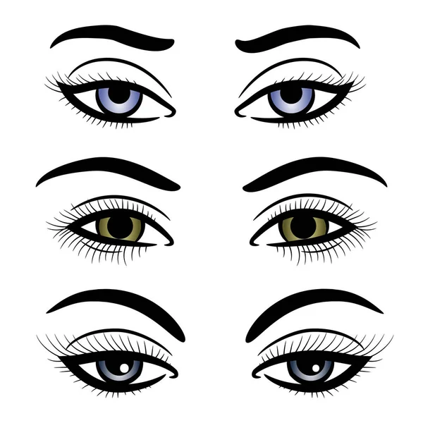 100,000 Female cartoon eyes Vector Images | Depositphotos