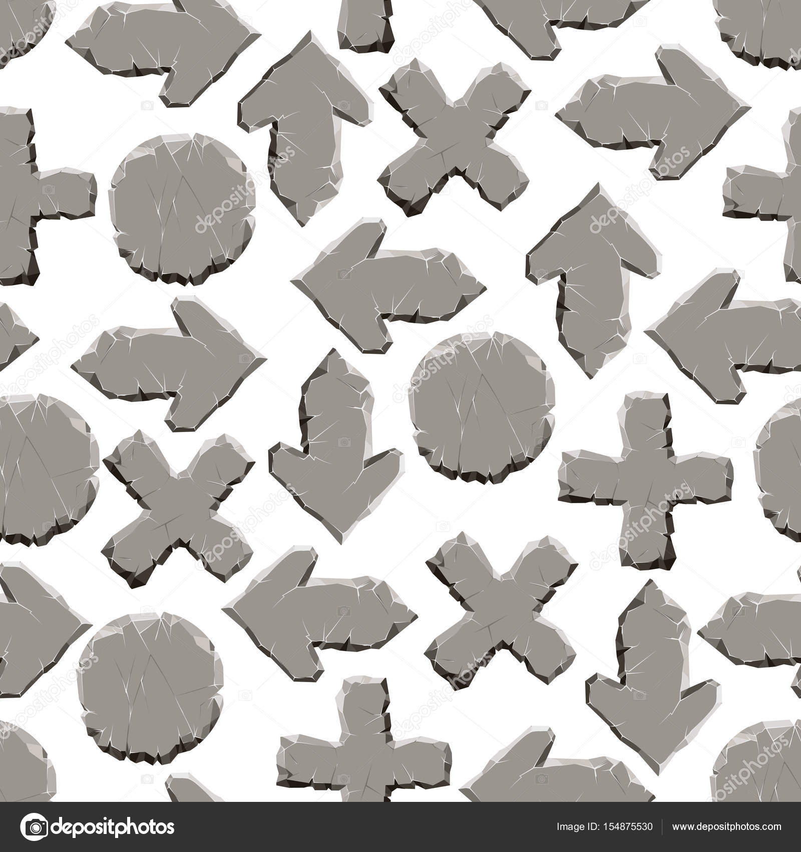 Stone signs seamless pattern Stock Vector Image by ©vectortatu #154875530