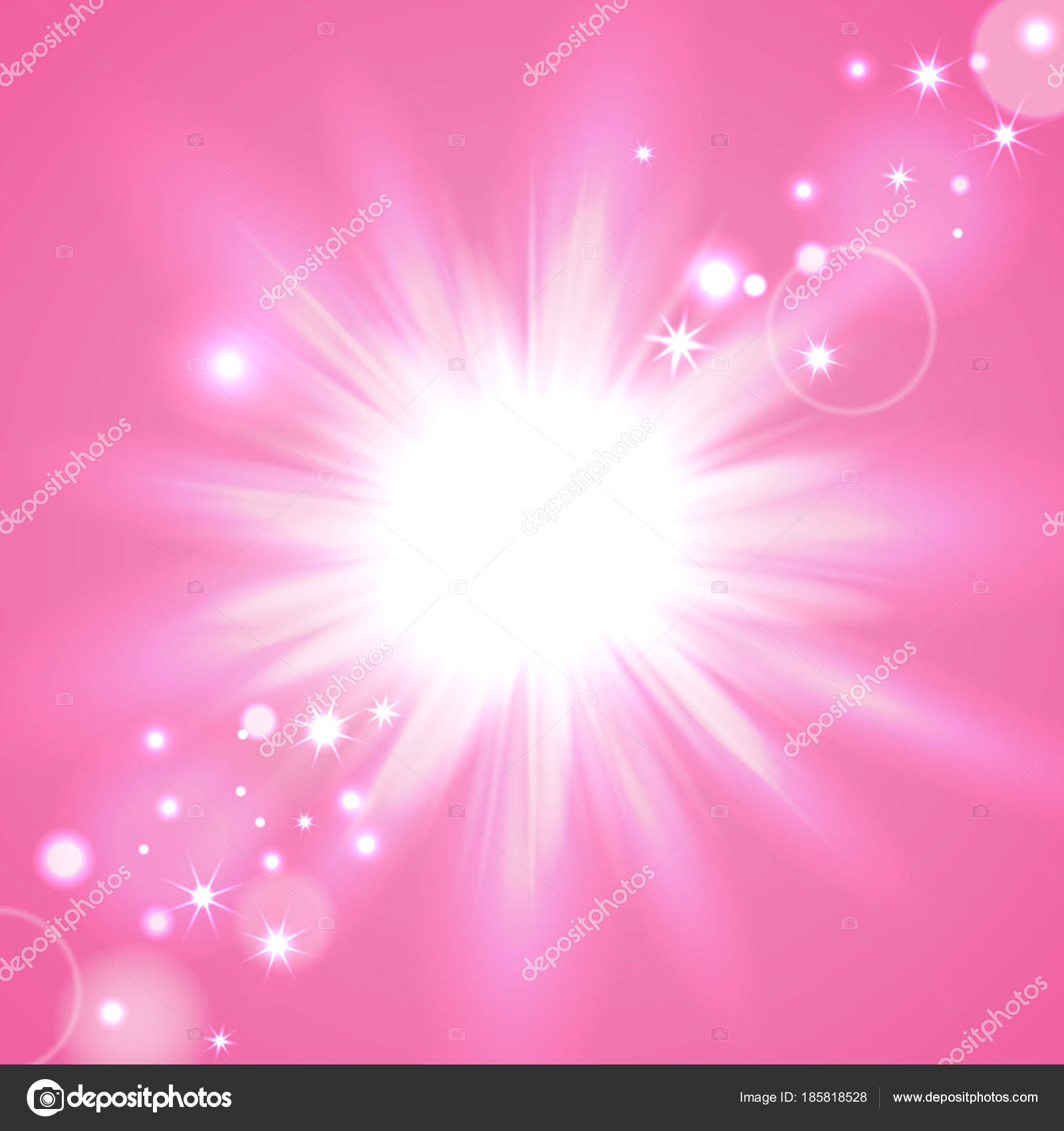 Pink flash starburst background Stock Vector Image by ©vectortatu ...