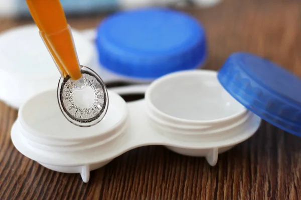 Colored contact lenses Stock Photos, Royalty Free Colored contact ...