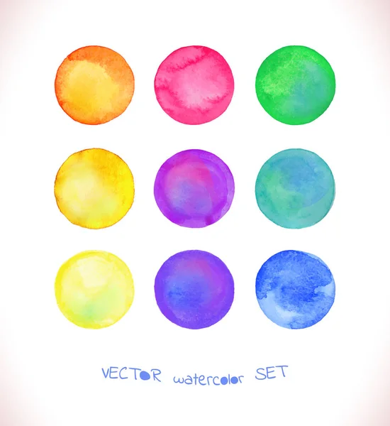 Set of pastel watercolor circles Stock Vector Image by ©lesichkalll27 ...