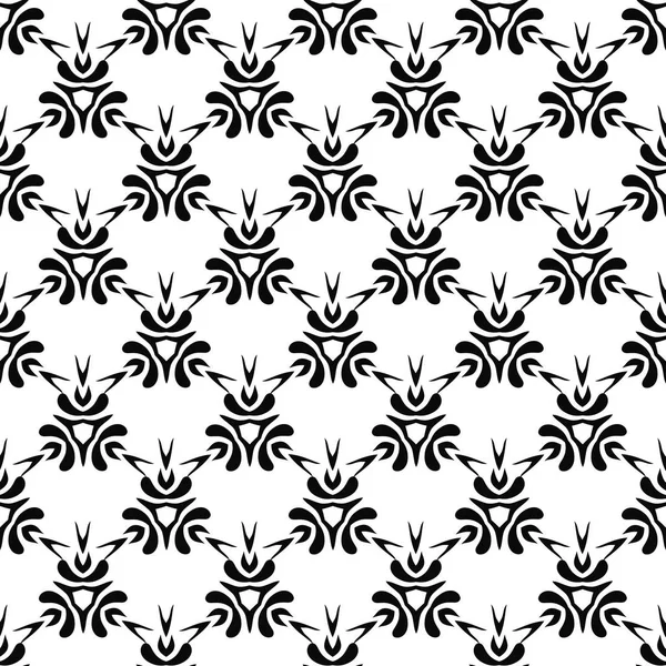 Seamless black and white attractive braso pattern — Stock Vector ...