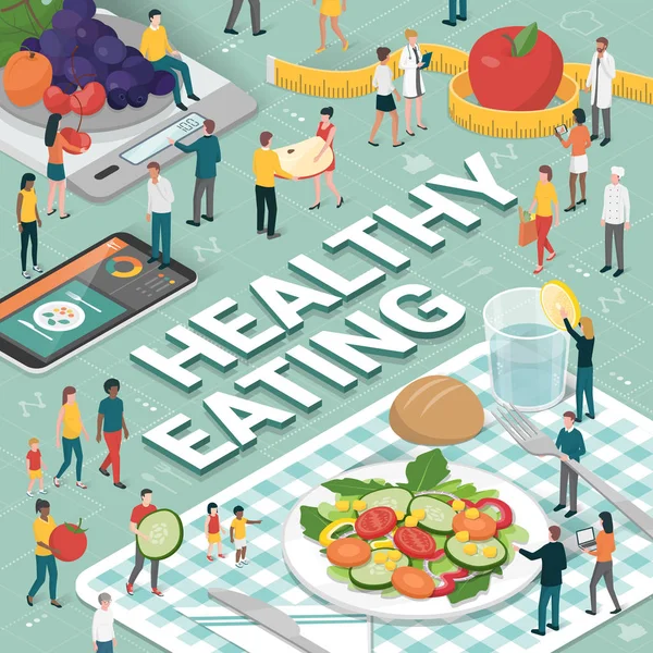 1,114 Healthy food men Vector Images | Depositphotos