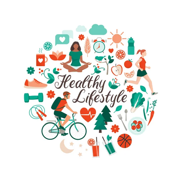 Healthy lifestyle digital design Stock Photos, Royalty Free Healthy ...