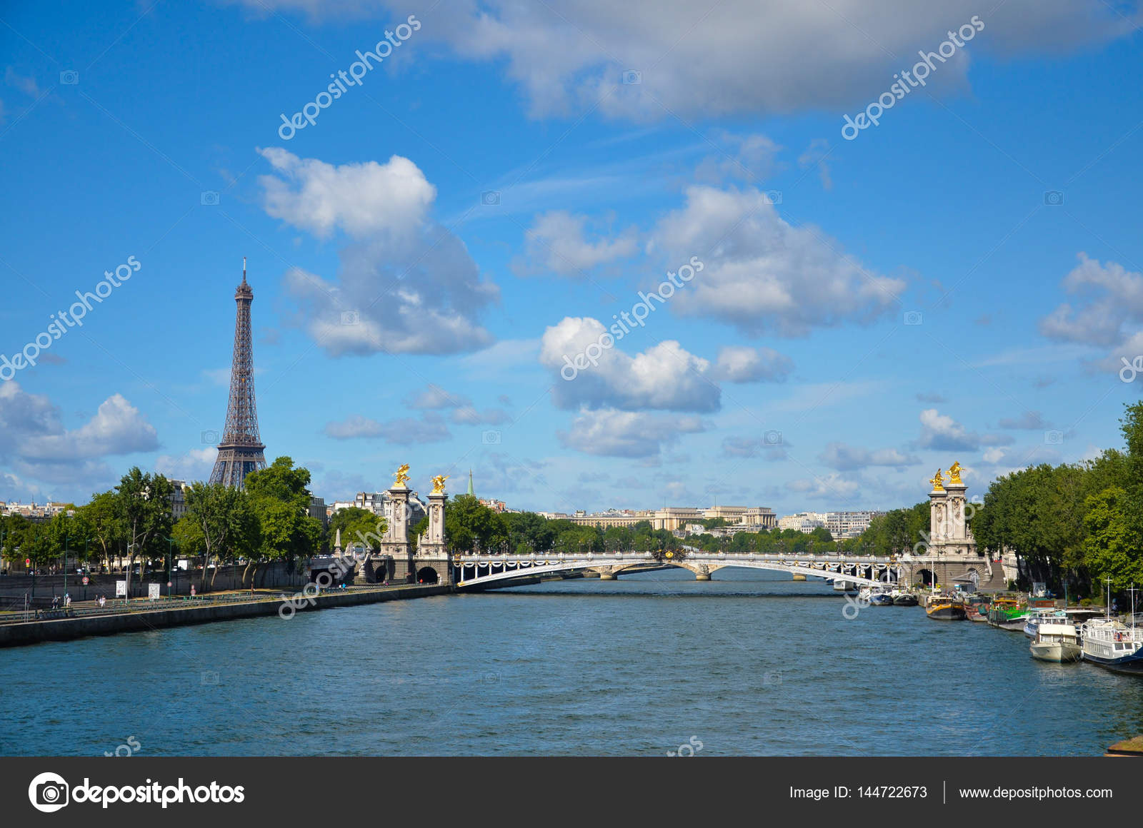 Alexander the third bridge in paris, france Stock Photo by ©robinno79 ...