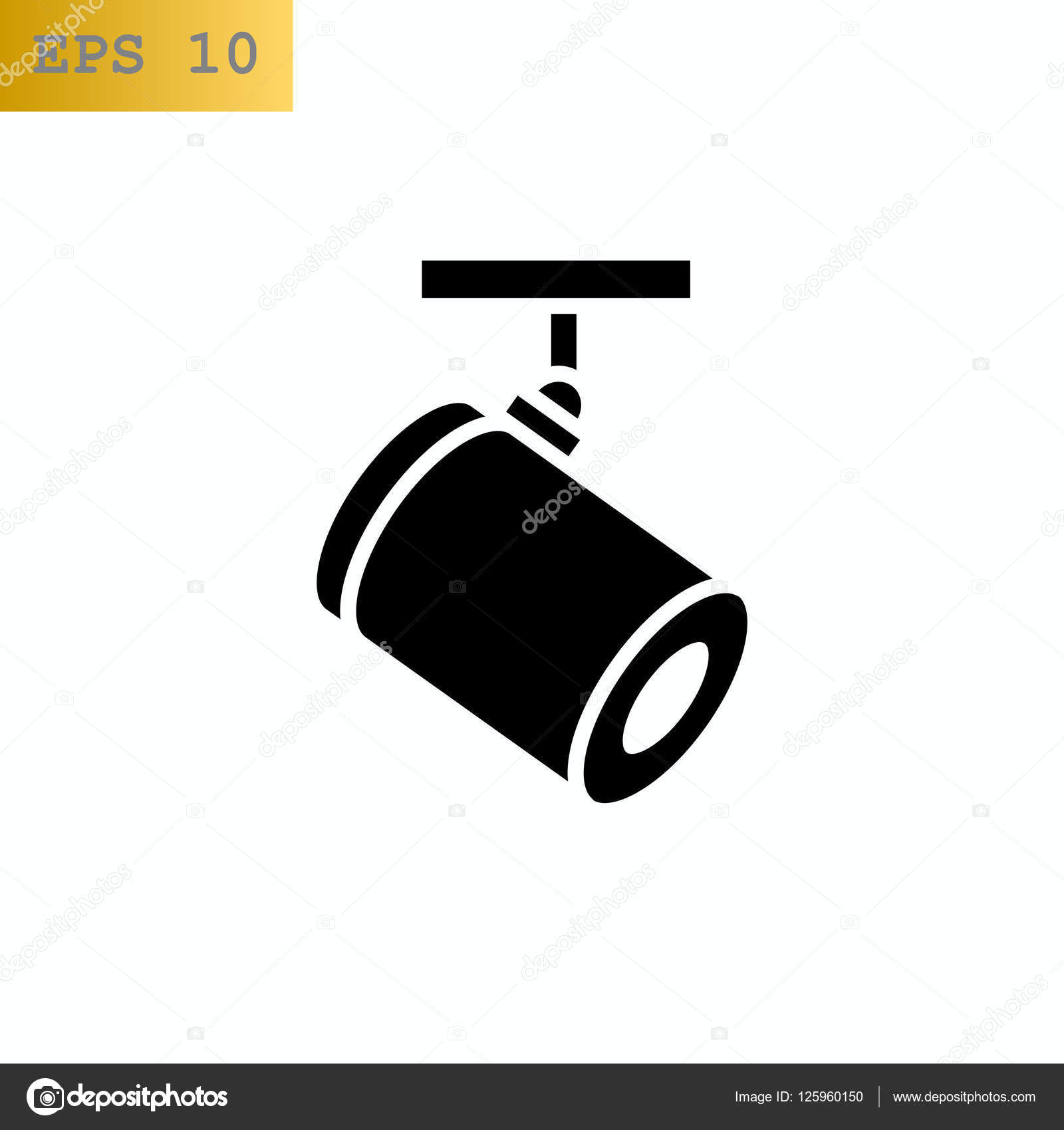 Spotlight Icon Vector