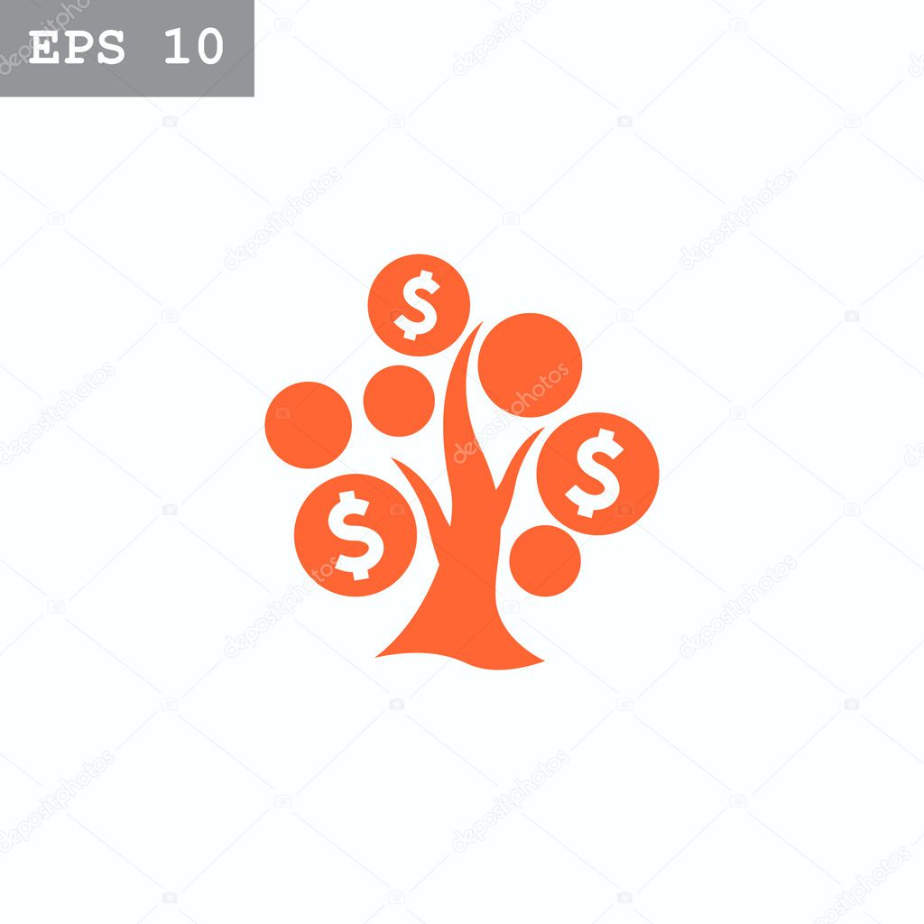 Money tree icon Stock Vector Image by ©Mr.Webicon #125983392
