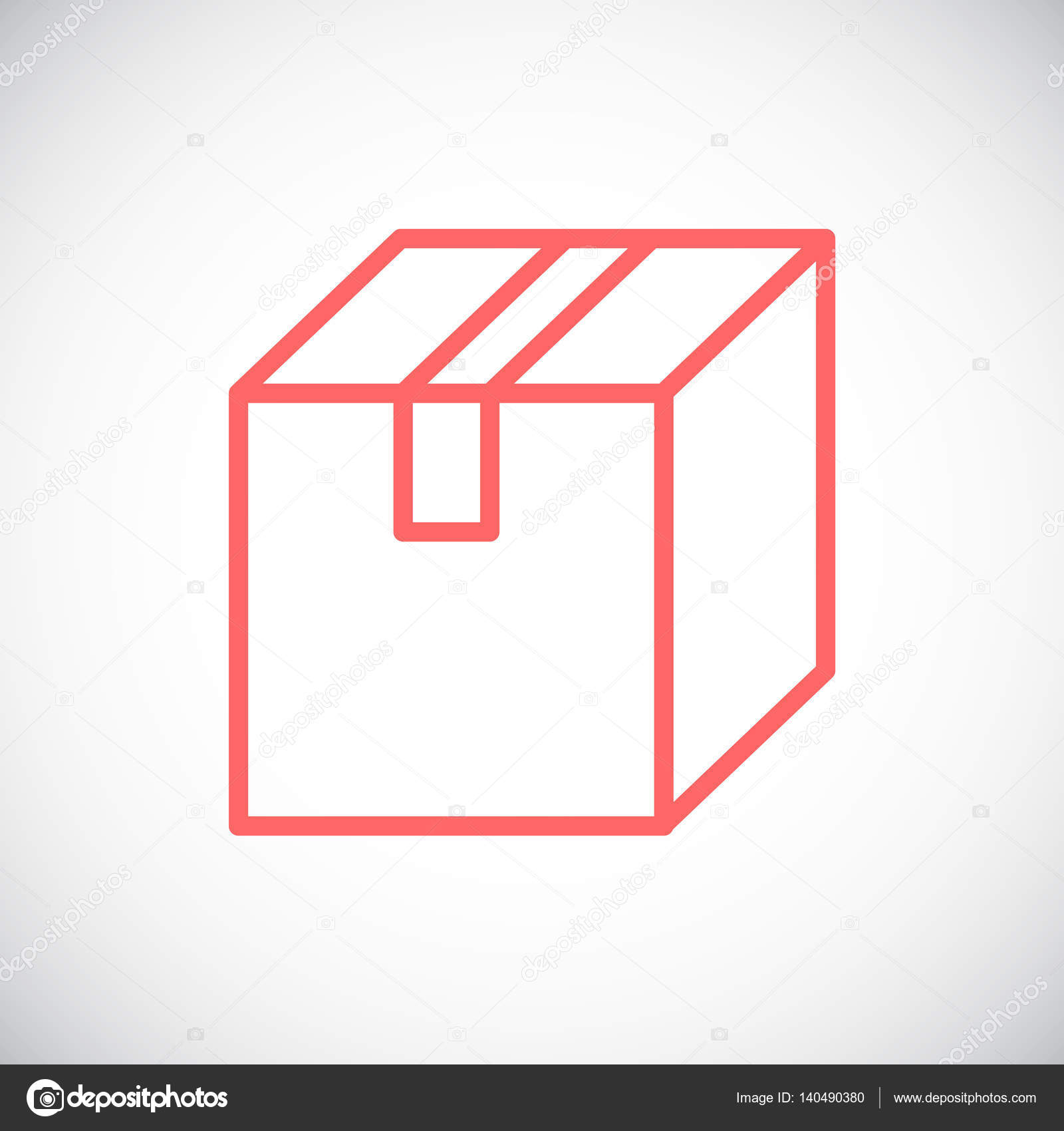 Box simple icon Stock Vector by ©Mr.Webicon 140490380
