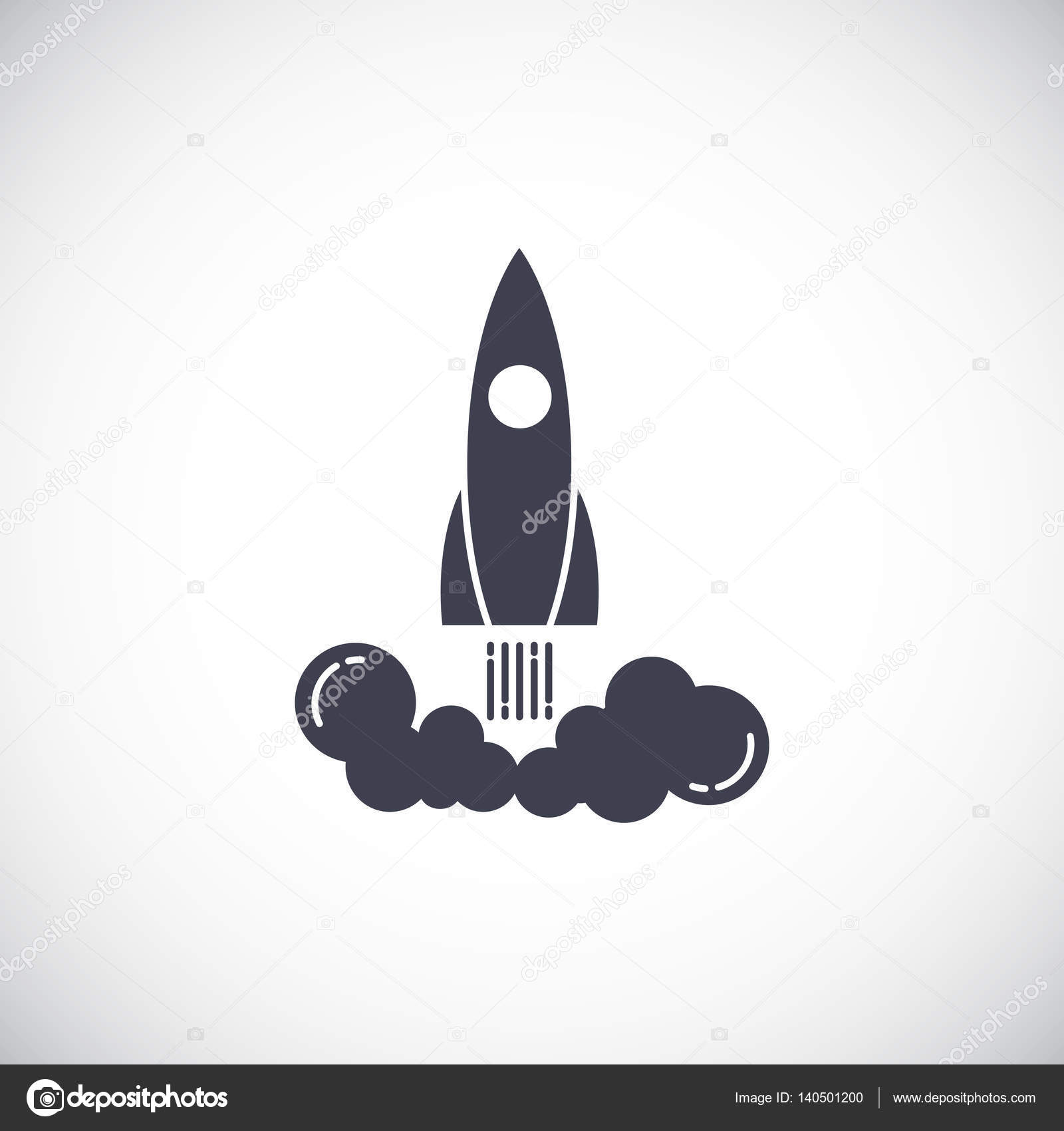Simple rocket icon Stock Vector Image by ©Mr.Webicon #140501200