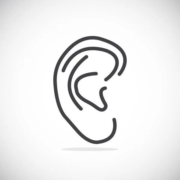 Human ear icon Stock Vector by ©Mr.Webicon 140494914