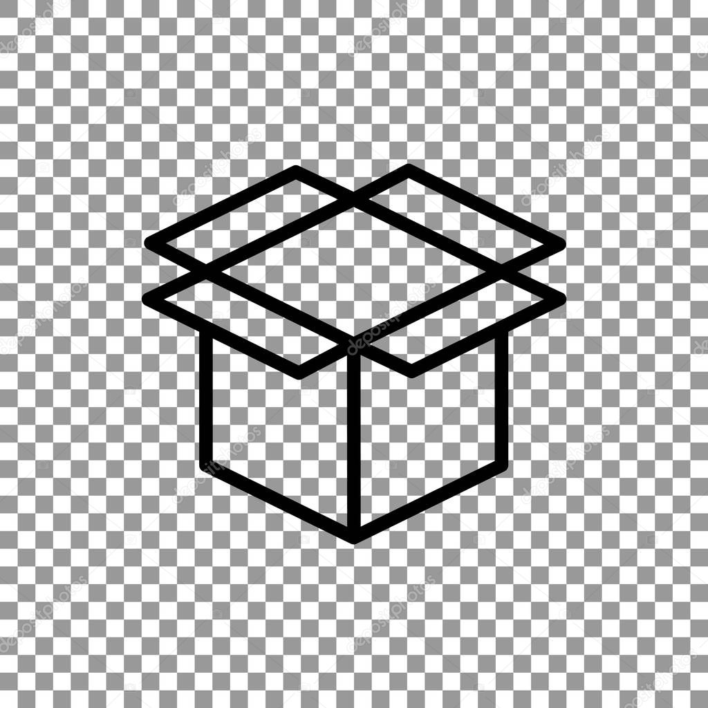 Open box icon — Stock Vector © Mr.Webicon #148442461