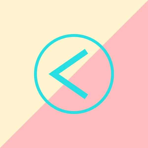 Left direction arrow icon — Stock Vector © Mr.Webicon #122205026