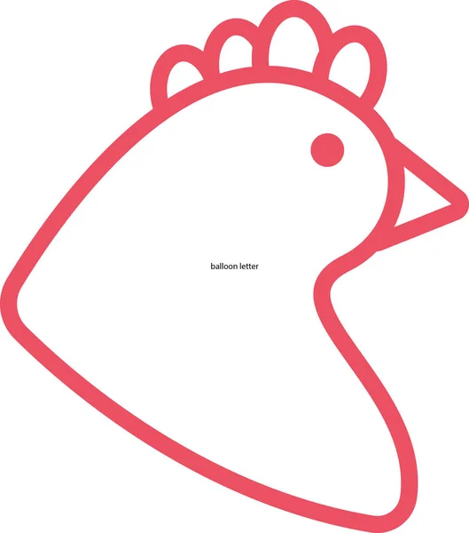 Chicken head icon Stock Vector by ©Mr.Webicon 102013462