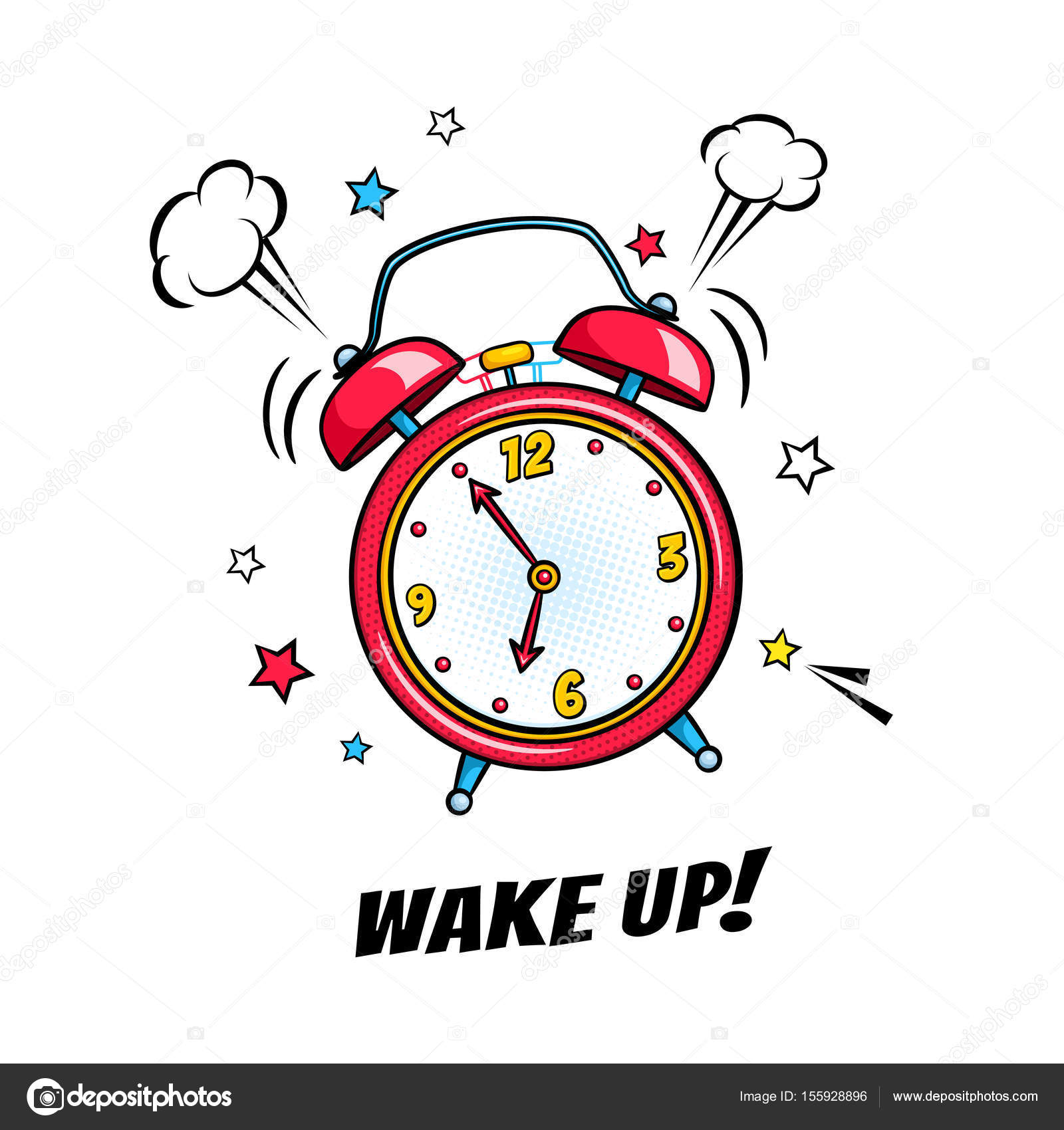 Alarm Clock Ringing Animation Animation Of Vintage Alarm Clock Ringing