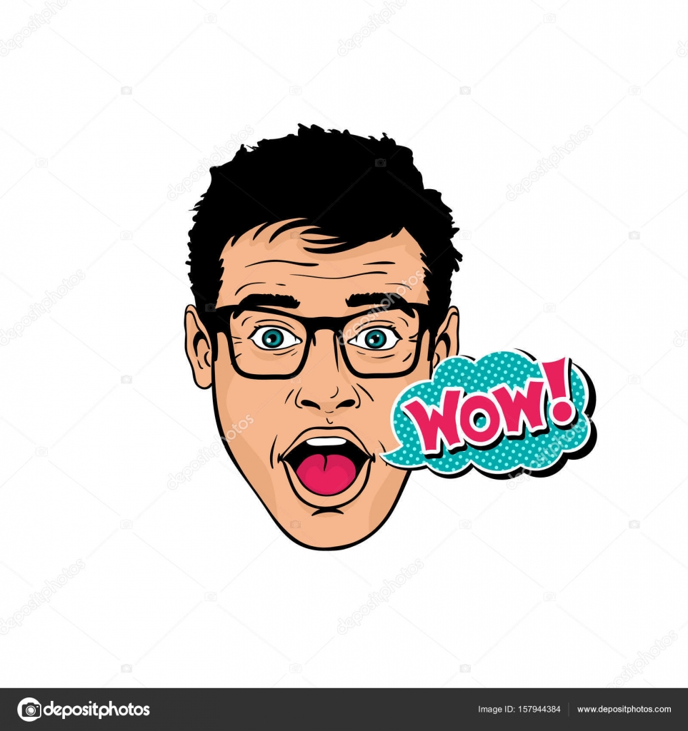 Wow Face Clip Art