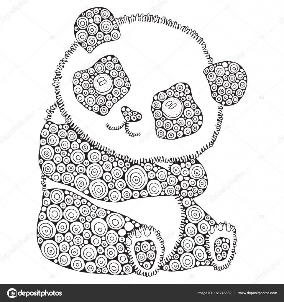 Zentangle Panda