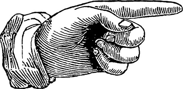 Vintage image finger pointing — Stock Photo © unorobus.gmail.com #125048992