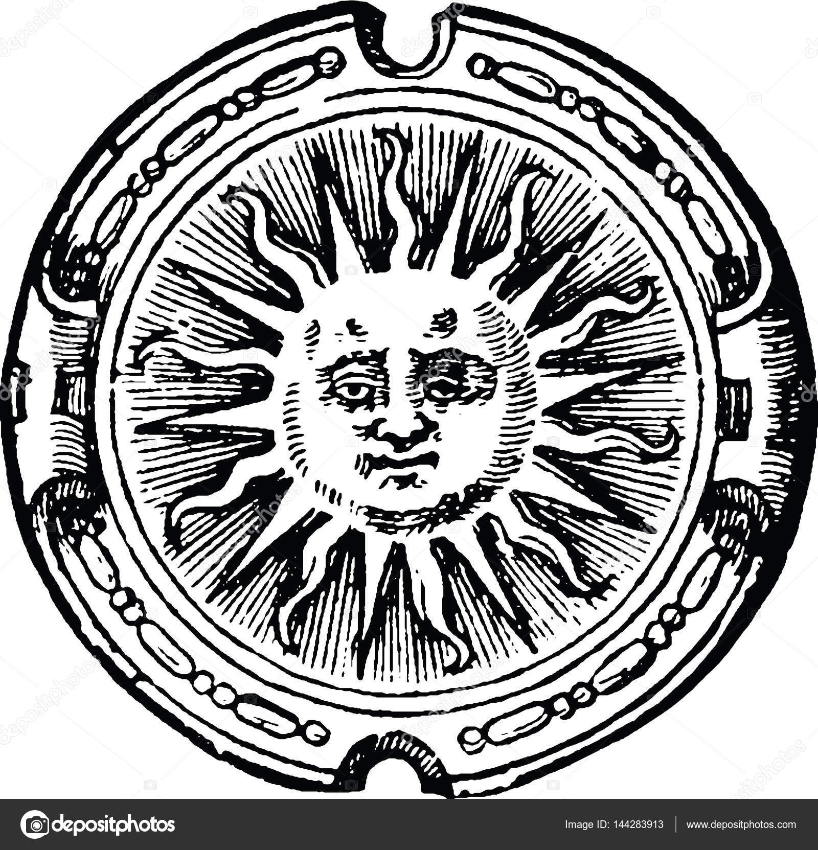 Ancient Sun Symbol