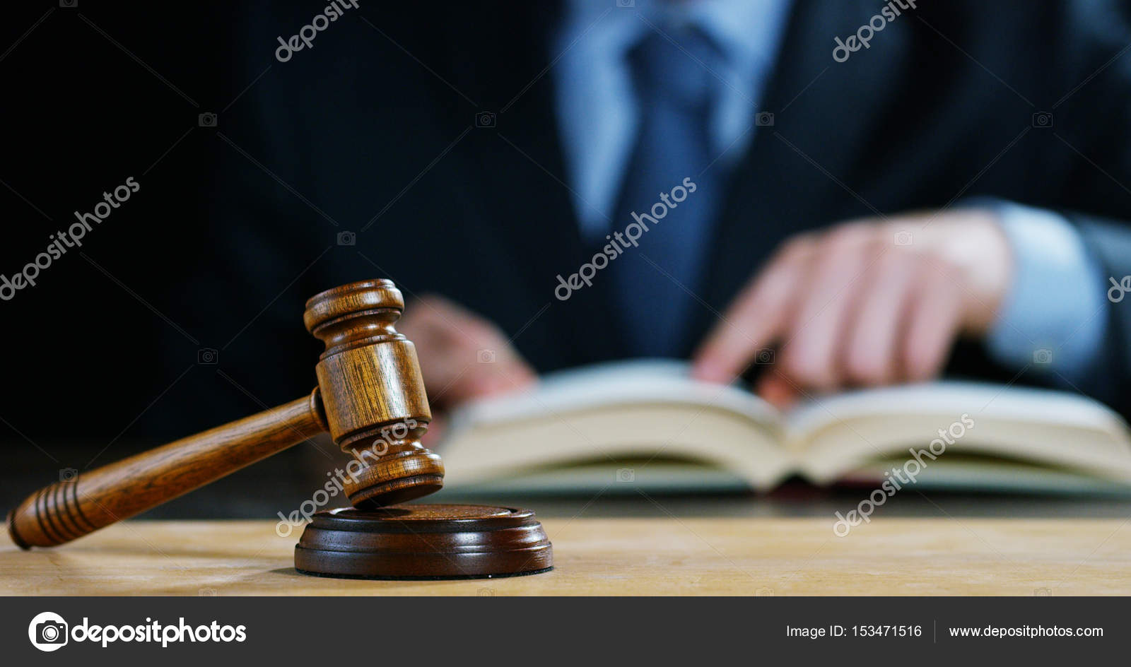 Notaries with gavel judge — Stock Photo © hquality #153471516