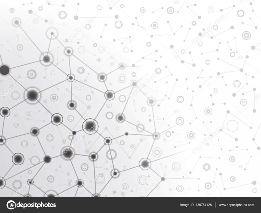 Big molecular gray structure Stock Vector Image by ©Zuzzov #139754128