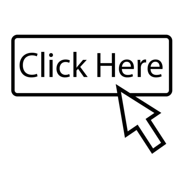 Click Here Button Arrow Pointer Clicking Icon Click Here Button Stock Vector Image by ©drsuthee ...