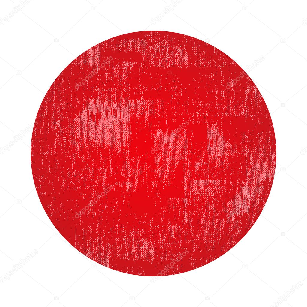Red circle grunge stamp with blank isolated on white background Stock ...