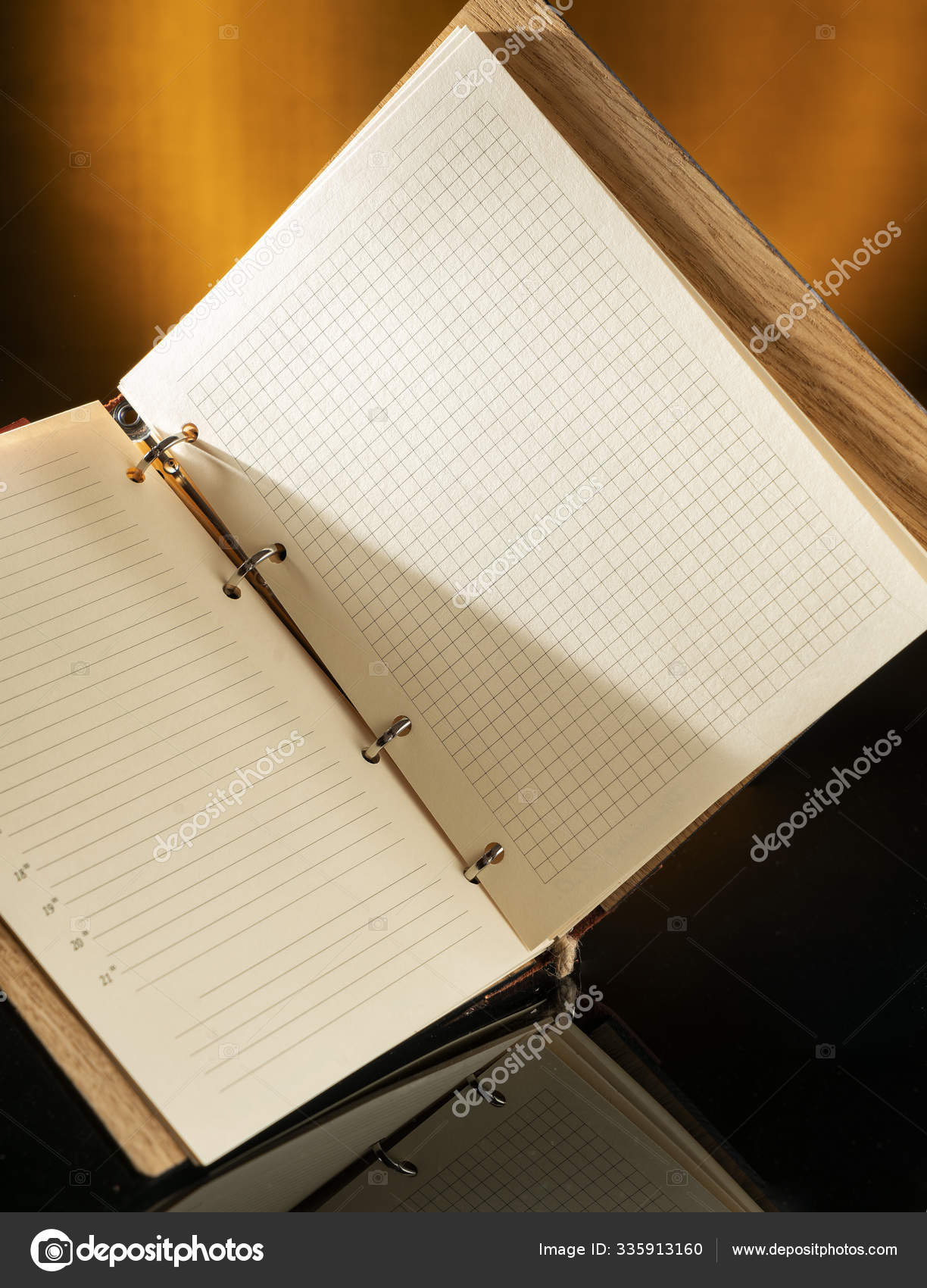 Open Notebook With Writing