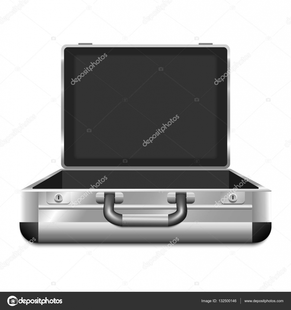 Vector illustration of a metal case. Stock Vector Image by ©dimmsliz ...
