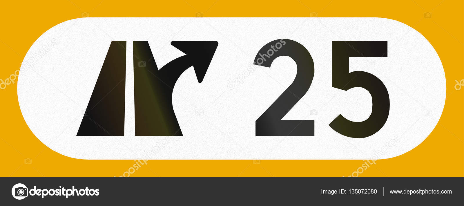 Norwegian road sign - Highway exit — Stock Photo © jojoo64 #135072080