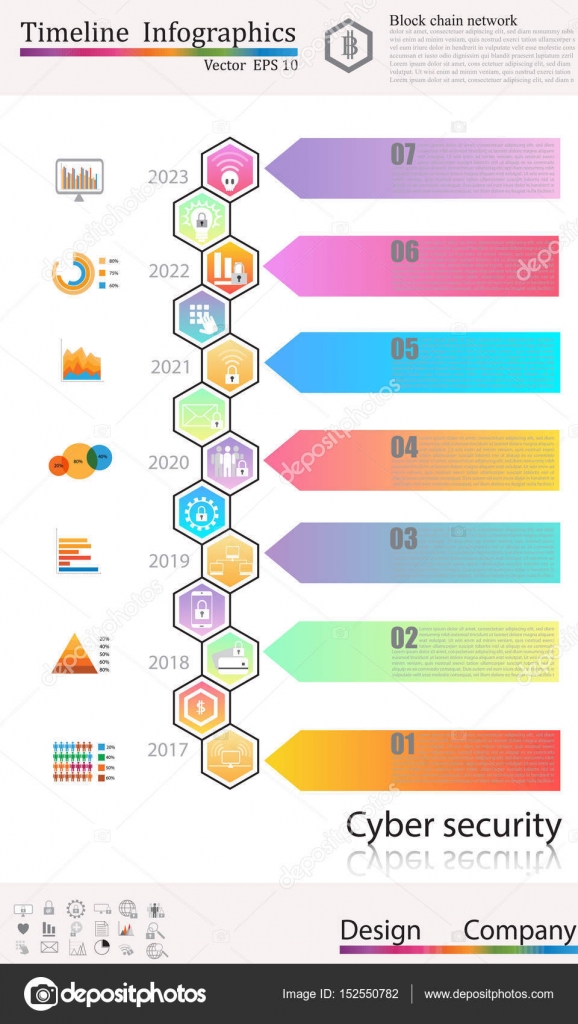 Timeline infographic, business style timeline banner. Vector. c Stock ...