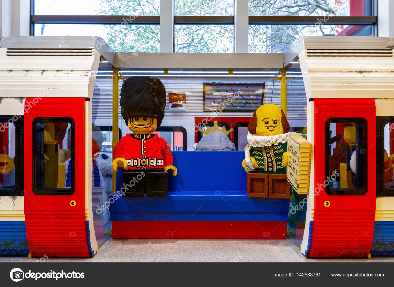 London Underground Built From LEGO Bricks — Stock Editorial Photo ...
