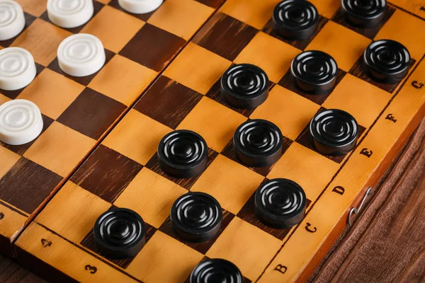 checkerboard with checkers. Game concept. Board game. Hobby. checkers ...