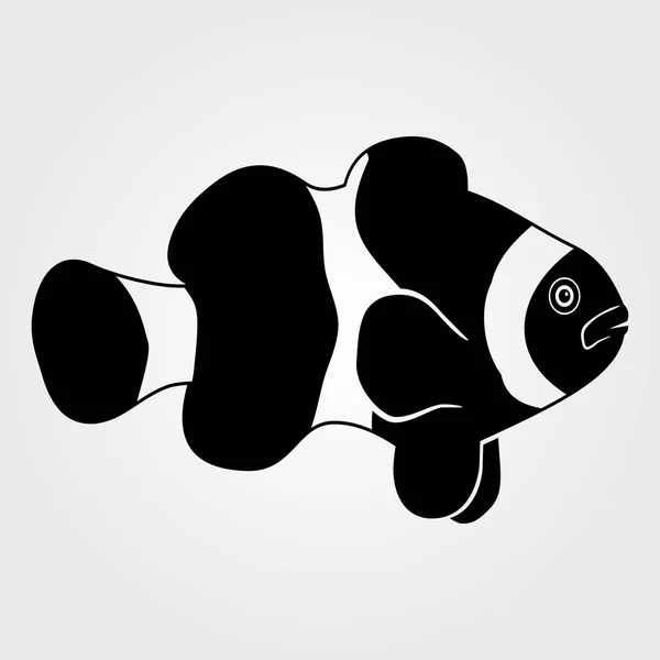 Clown Fish Silhouette