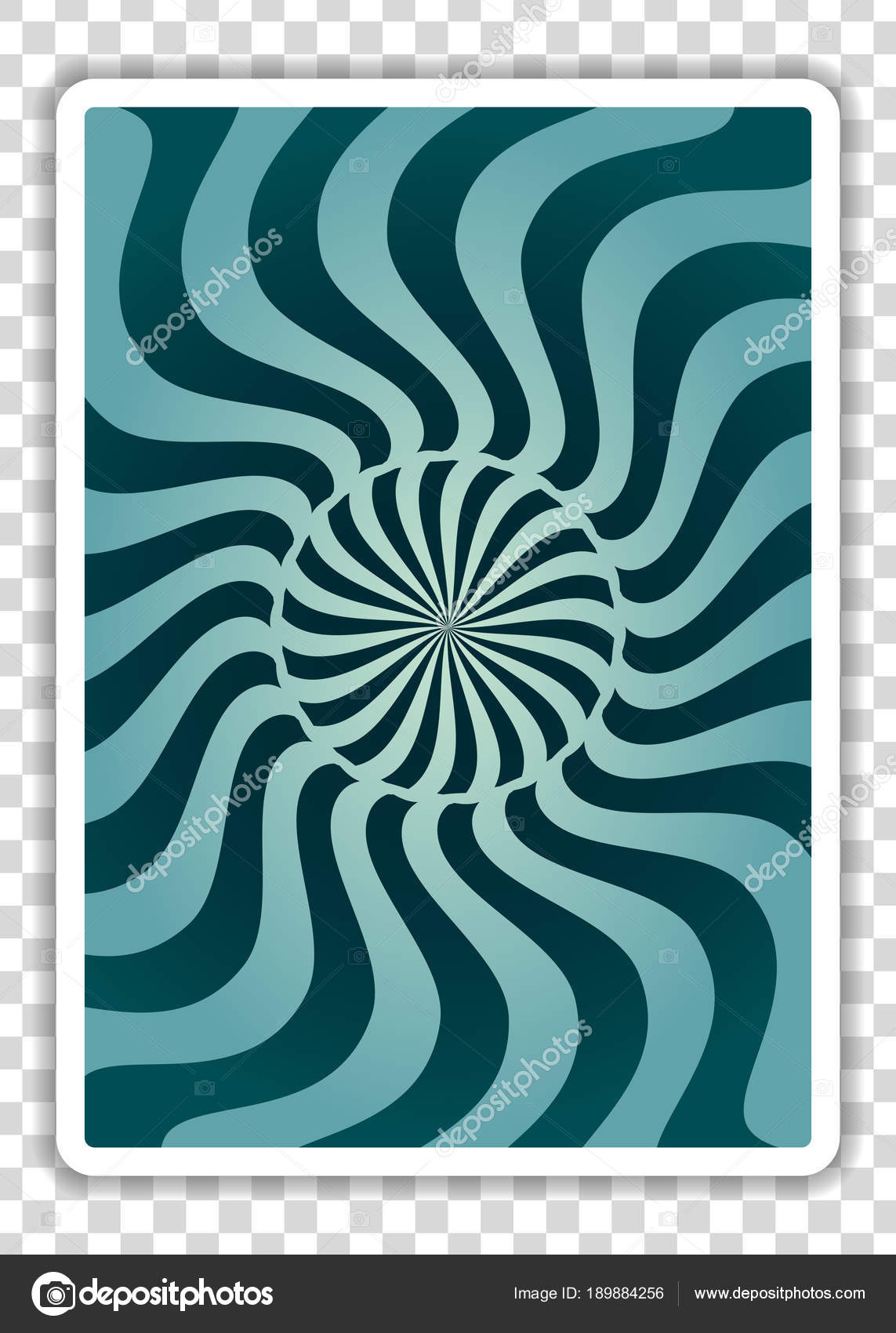 Playing Cards Back Isolated Transparent Background Vector Illustration ...