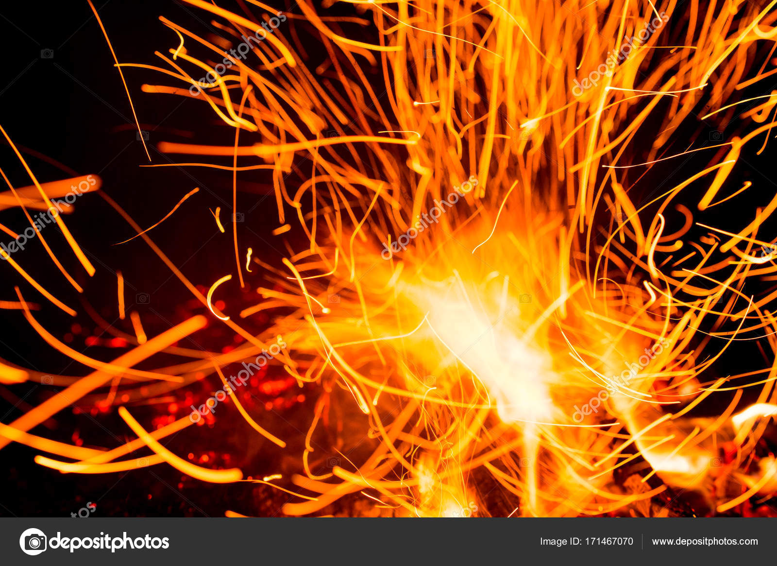 Fire Sparks Texture