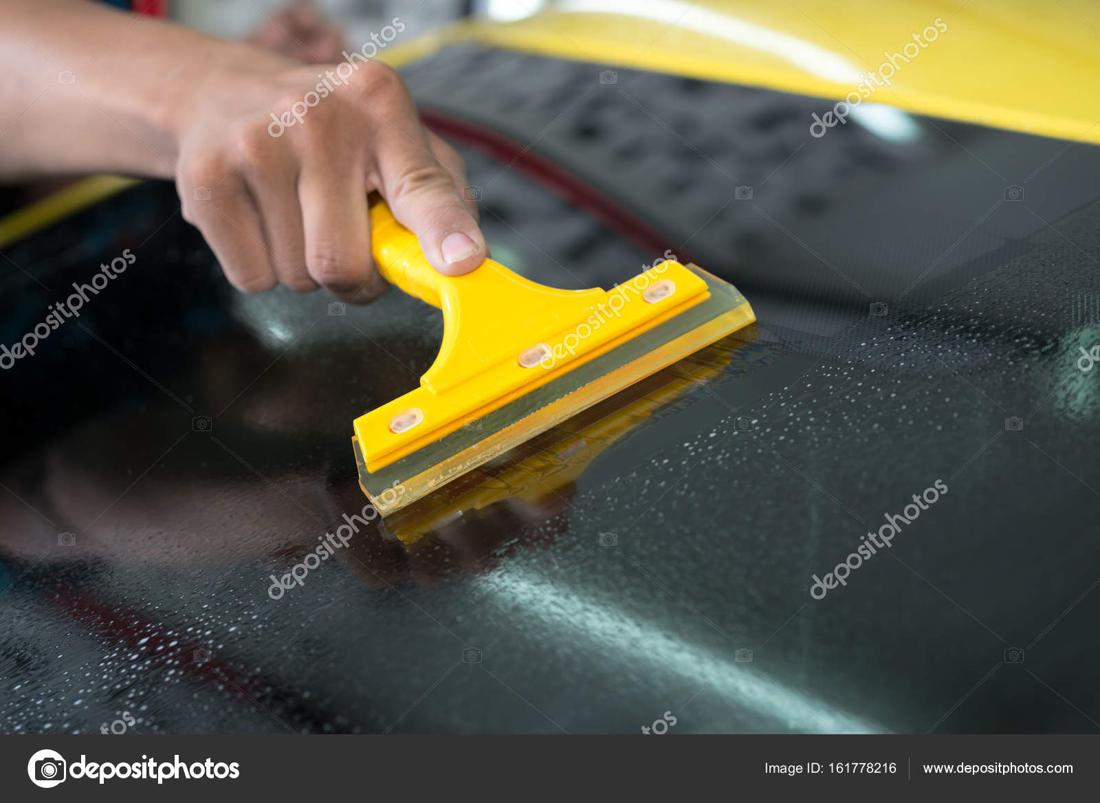 Windshield protection film installation series: Installing windshield ...