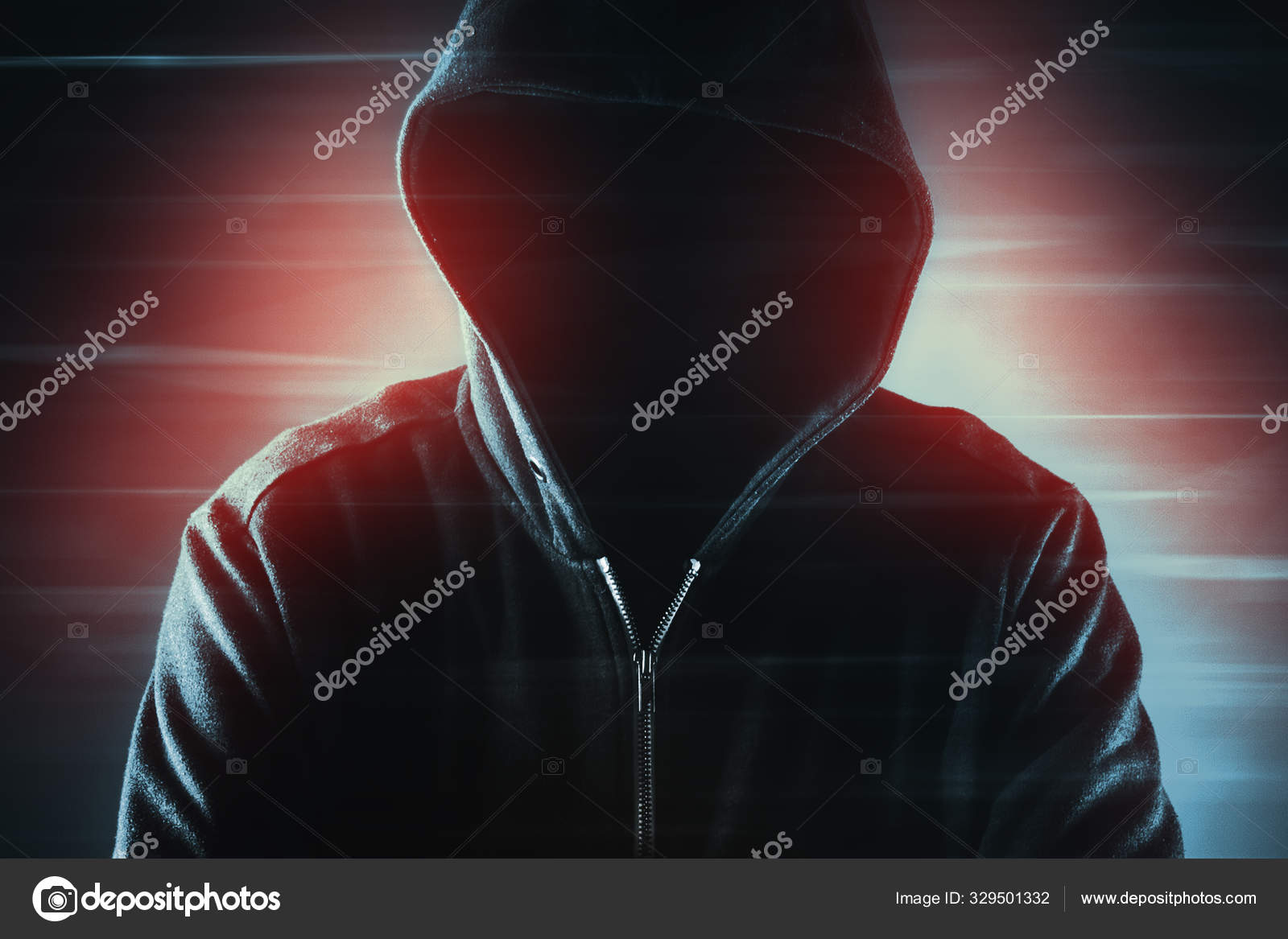 Cybersecurity, computer hacker with hoodie — Stock Photo © sasun ...