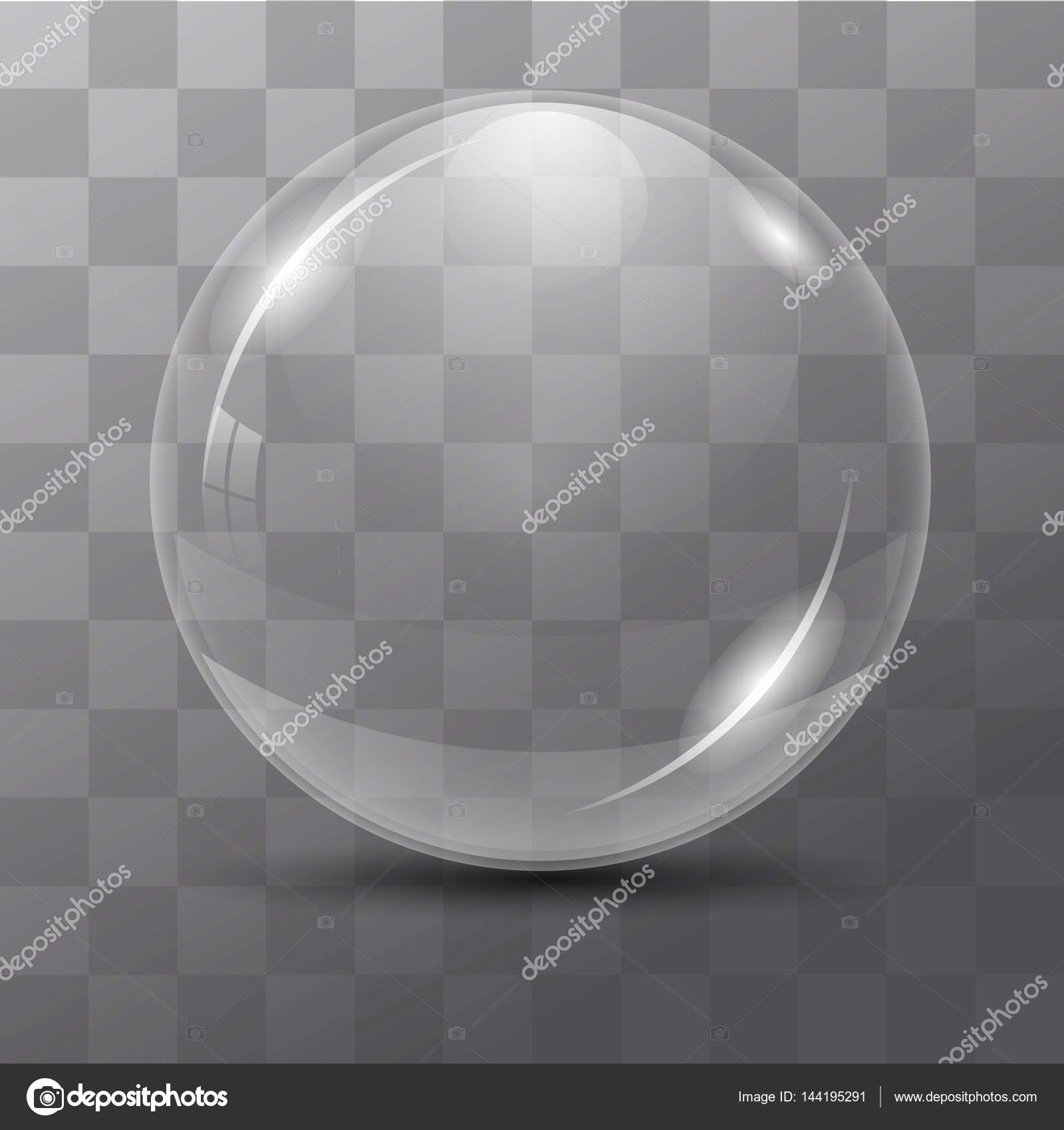 White transparent bubble. Stock Vector by ©Ann_Zasimova 144195291