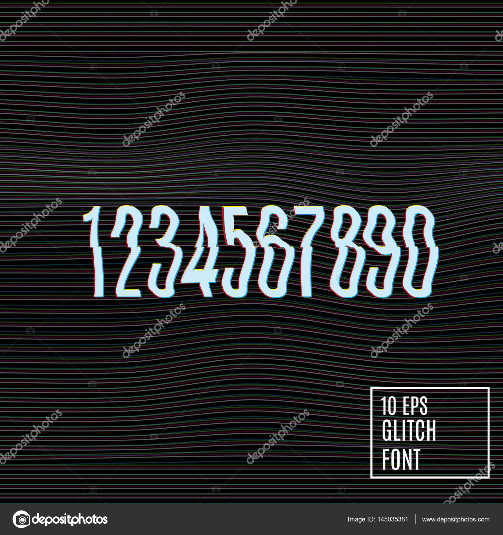 Números vector ilustración . Vector de stock por ©Ann_Zasimova 145035381