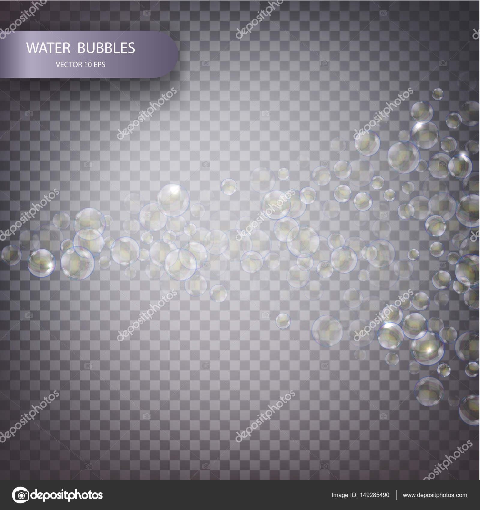 Water bubbles isolated Stock Vector by ©Ann_Zasimova 149285490