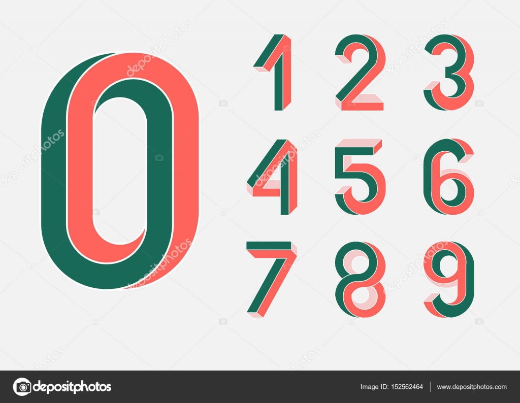 Impossible Geometry numbers Stock Vector Image by ©Ann_Zasimova #152562464