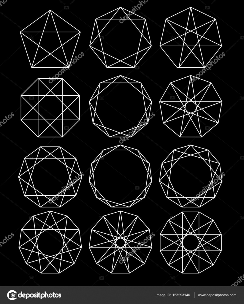 Set of geometric shapes. Stock Vector Image by ©Ann_Zasimova #153293146